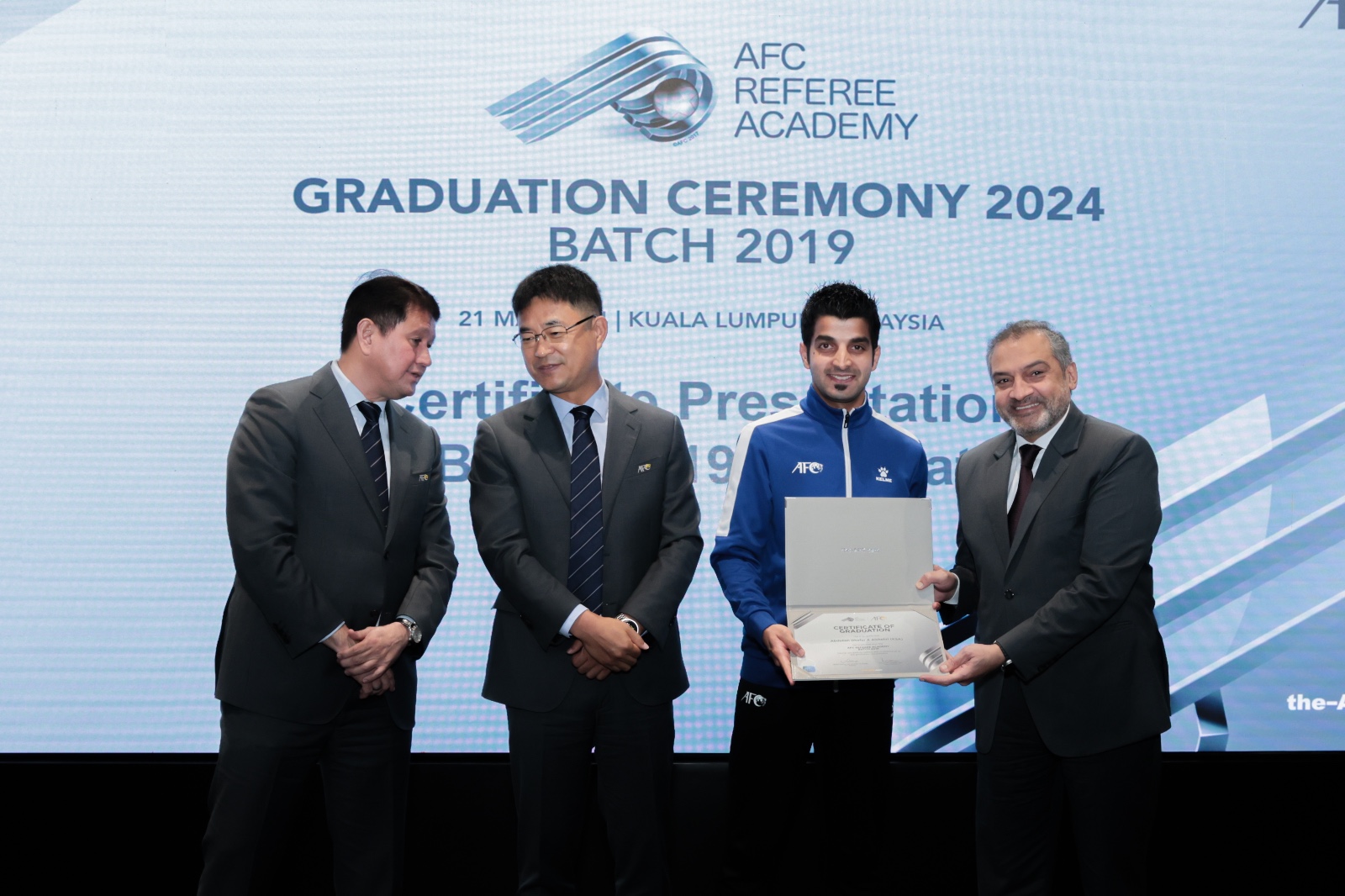 Referees Abdullah Al-Shehri and Bandar Al-Qahtani end their ...